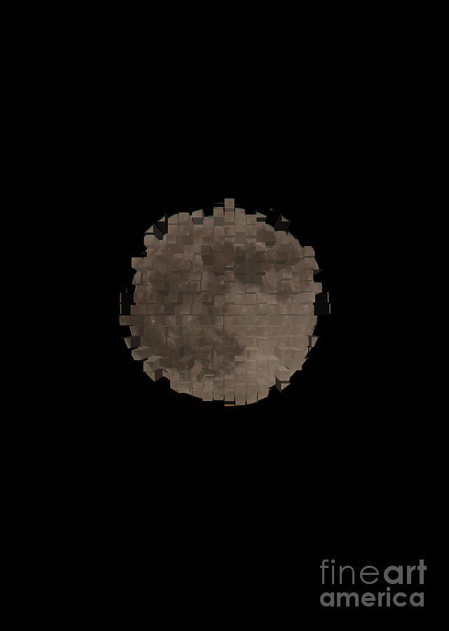 Moon Digital Art by David Turner - Fine Art America