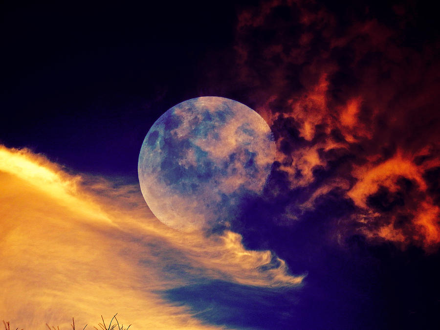 Moon waves Photograph by Nicole Champion - Fine Art America