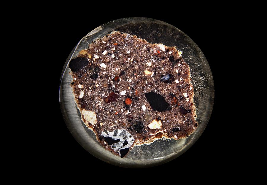 Mortar Sample Photograph by Patrick Landmann/science Photo Library