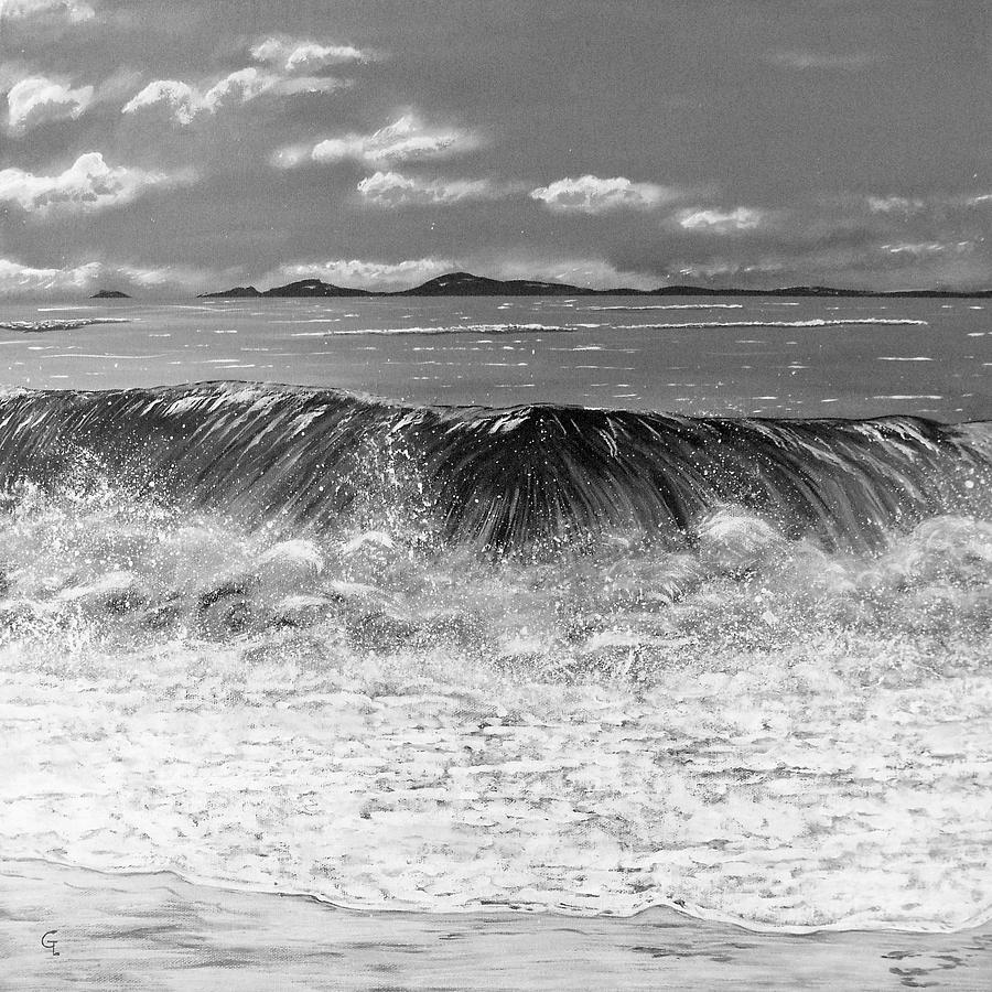 Motion B W Painting by Gary Lester - Fine Art America