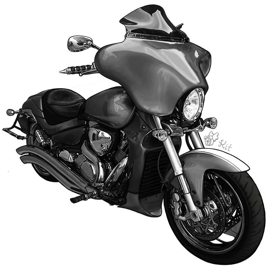 Motorcycle Digital Art by Kit Clock - Fine Art America