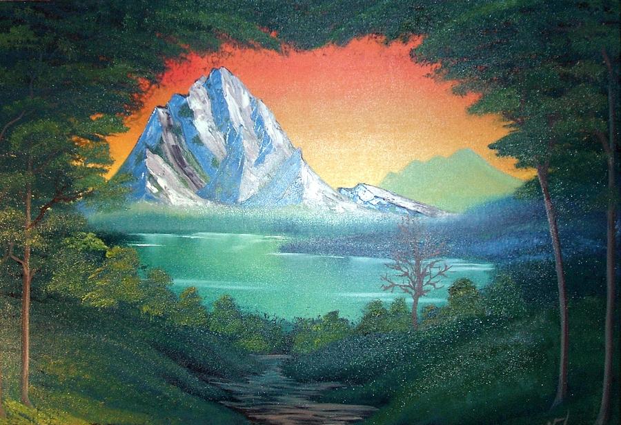 Mountain Path Painting by Lynette Hicks - Fine Art America