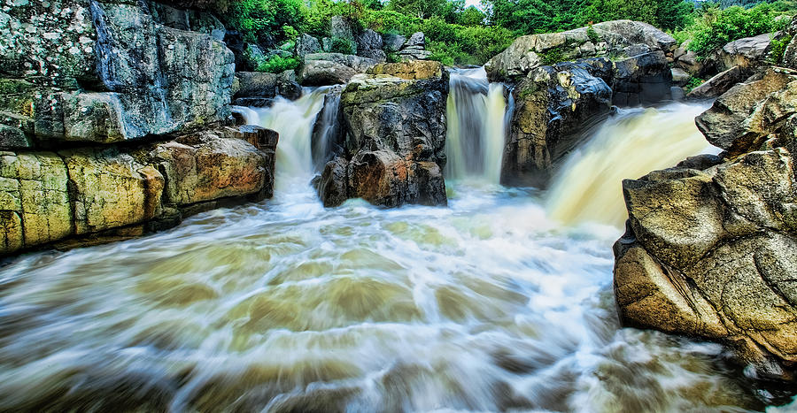 Moving River Photograph by I Cale - Pixels