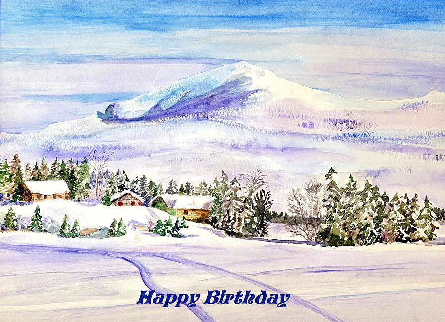 Mt. Magalloway Painting by Jane Baribeau | Fine Art America