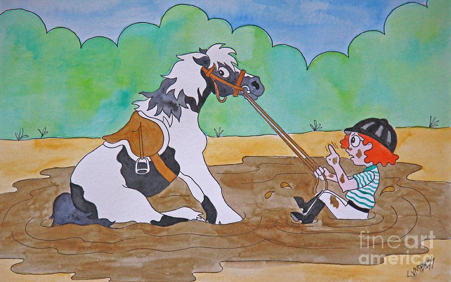 Mud Pony Painting by E Cumbess - Fine Art America