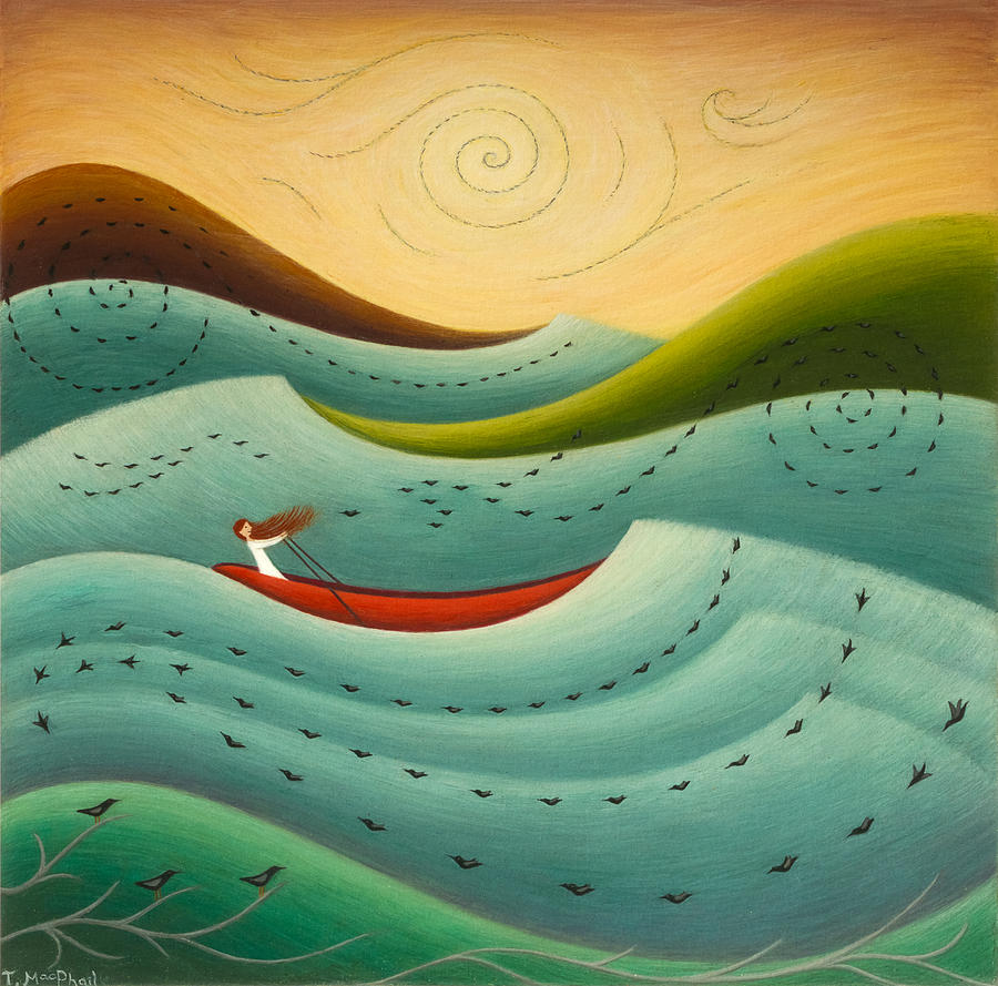 Murmuration Painting by Tonya MacPhail - Fine Art America