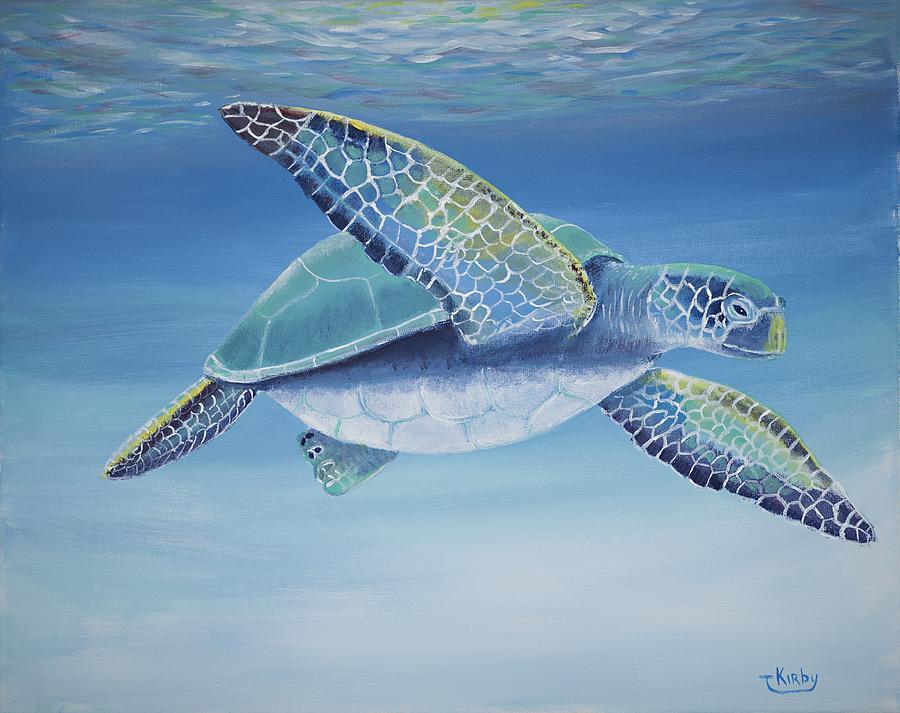Myrtle The Turtle Painting by Thomas Kirby - Fine Art America