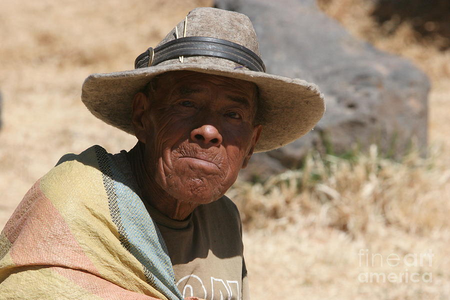 Native Peruvian Man Photograph by Jason O Watson - Fine Art America