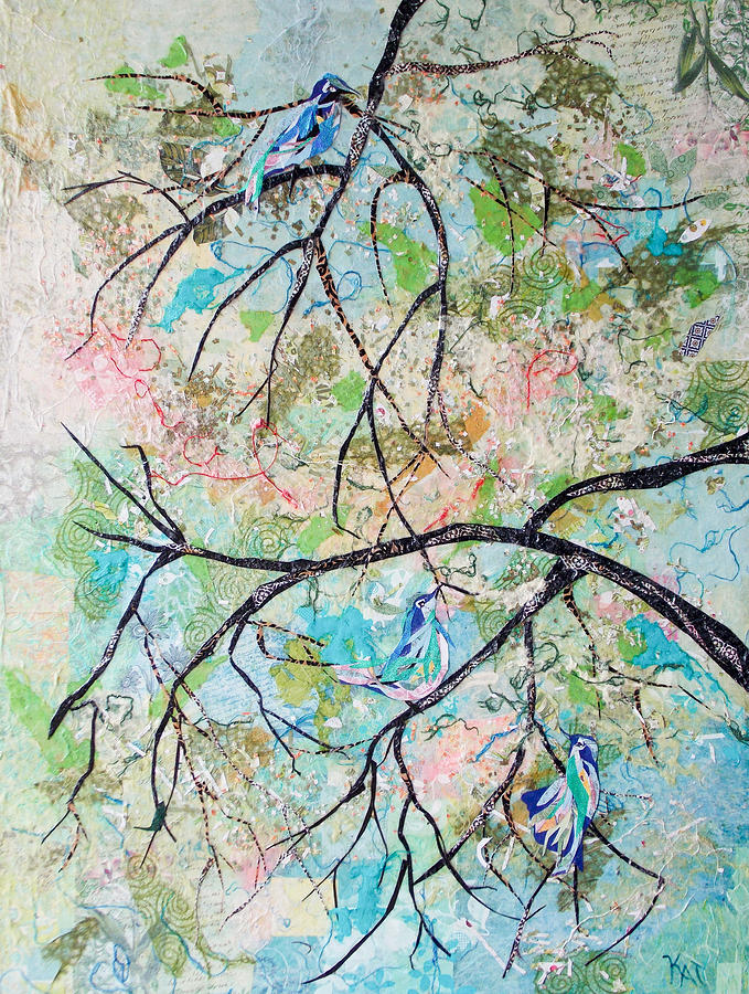 Natures Sparkle Mixed Media by Kat Ebert - Fine Art America