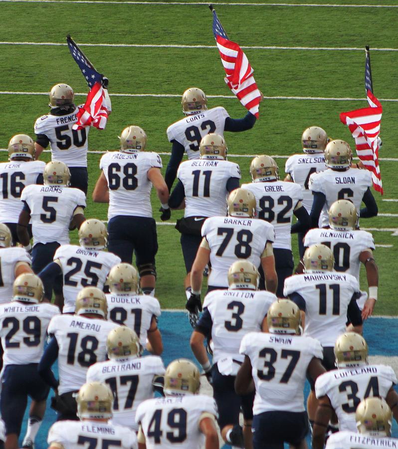 Navy Leads The Way Photograph by Jesse Markham - Pixels