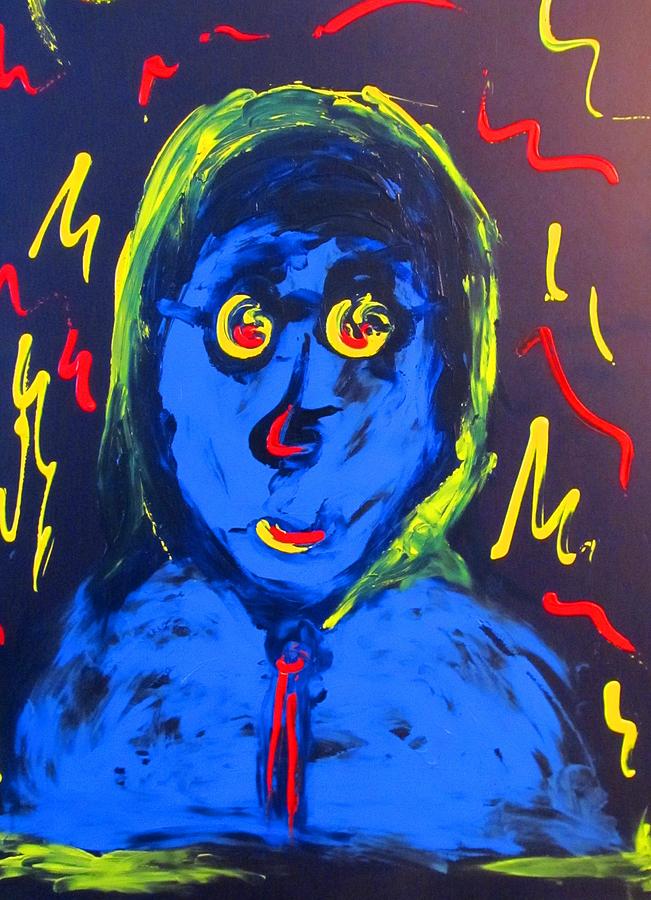 Neon Nerd by Darryl Kravitz Painting by Darryl KRAVITZ - Pixels