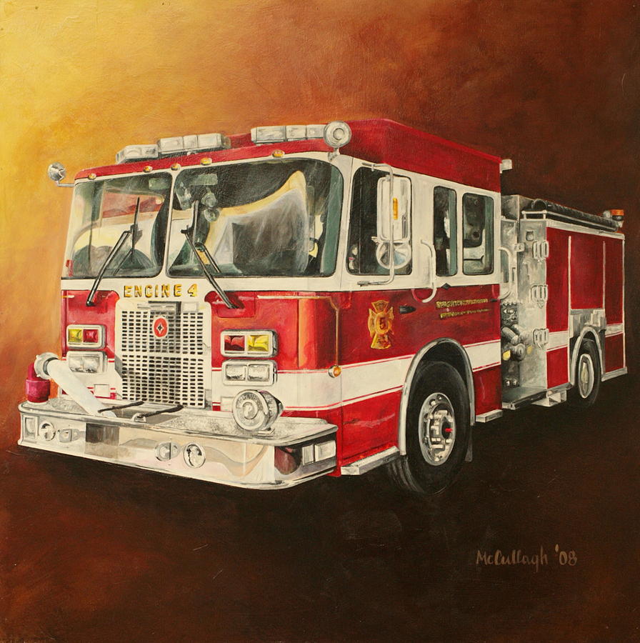 New Engine 4 Painting by William McCullagh - Fine Art America