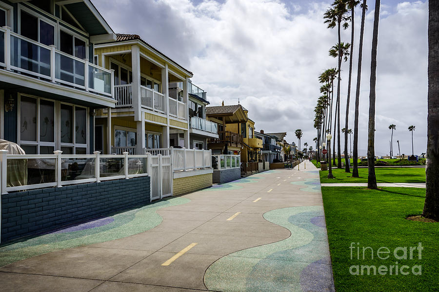 Newport Beach Oceanfront Homes in Orange County California Photograph ...
