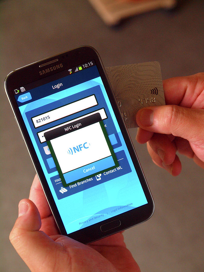 Nfc Mobile Security by Science Photo Library