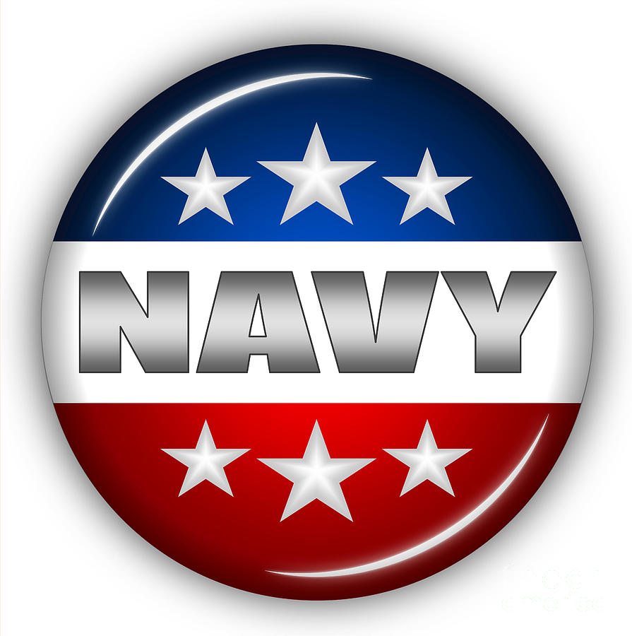 Nice Navy Shield Digital Art by Pamela Johnson - Fine Art America