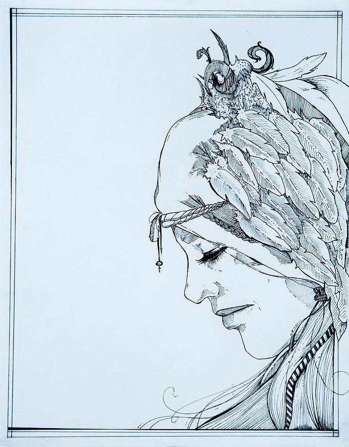 Night Vision Drawing by Morgane Xenos - Fine Art America