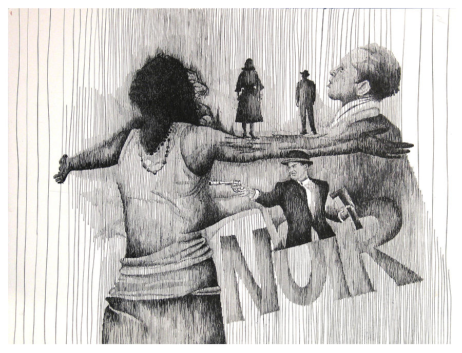 Noir too Drawing by Frank Papandrea - Fine Art America