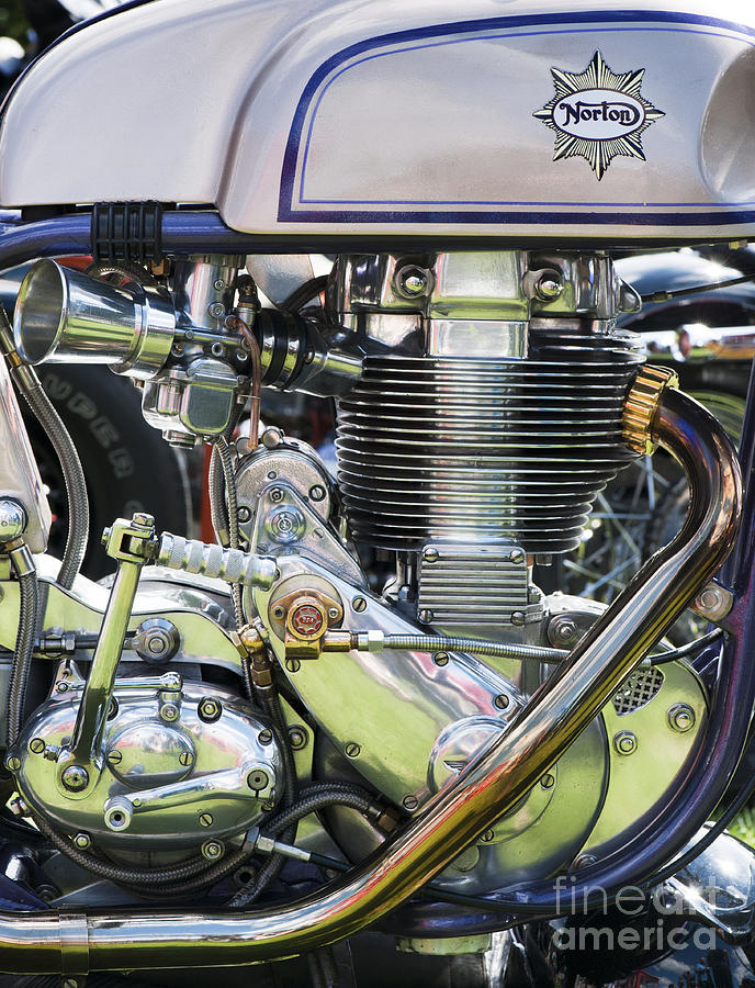 NorBsa Engine Photograph by Tim Gainey - Pixels