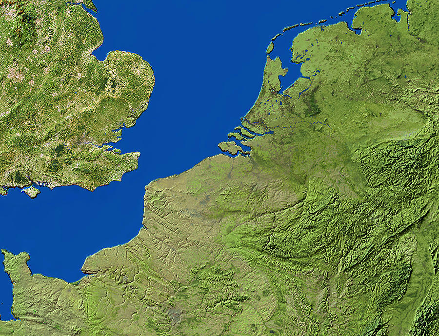 North-western Europe Photograph by Worldsat International/science Photo ... North-western Europe Photograph by Worldsat International/science Photo ...