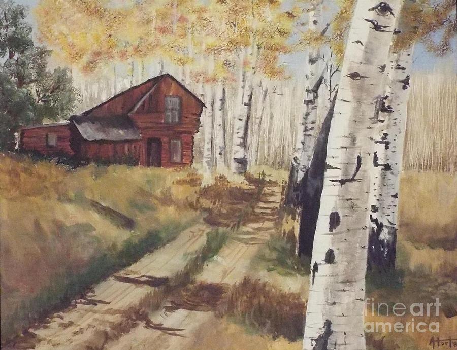 Off the beaten path Painting by Audrey Van Tassell - Pixels