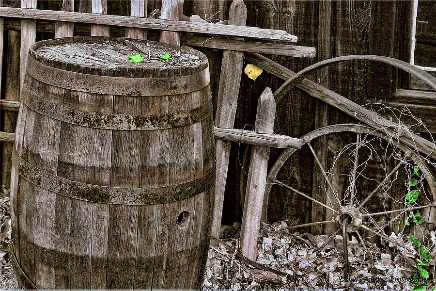 Old Barrel Photograph by David Sanchez - Pixels