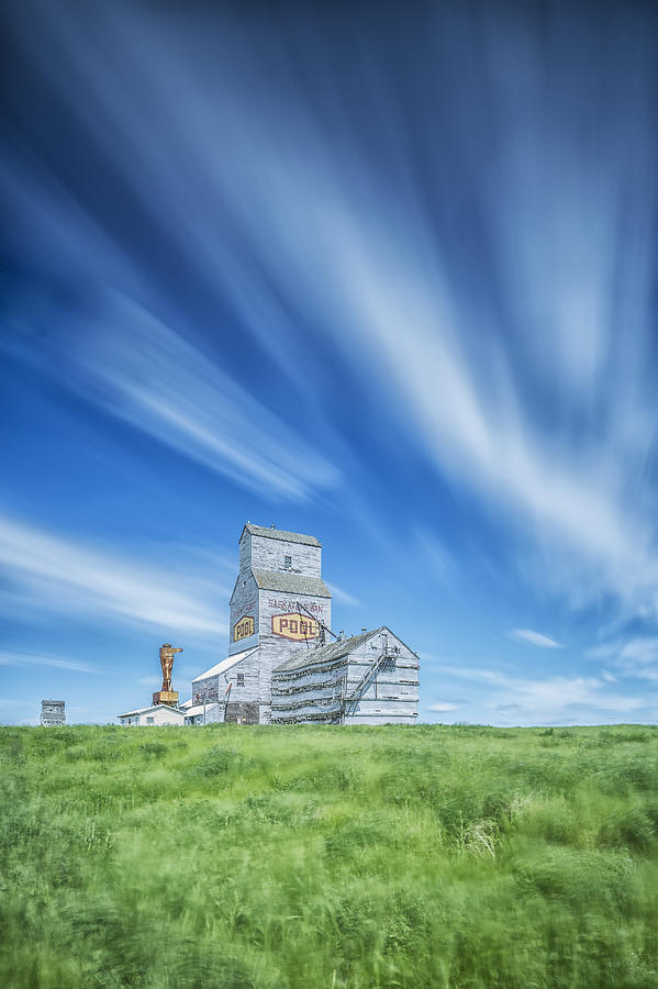 Old Grain Elevator Horizon Photograph by Robert Postma - Fine Art America