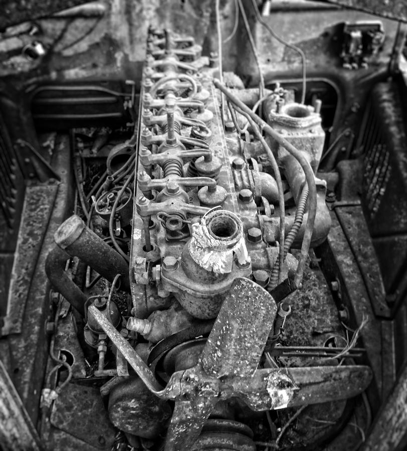 Old Inline Engine Photograph by BC Studio | Fine Art America
