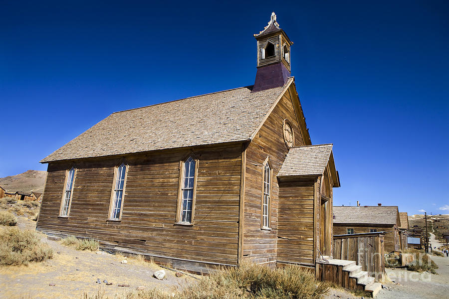 Old Methodist Church Bodie State Historical Park Photograph by Jason O Watson - Pixels