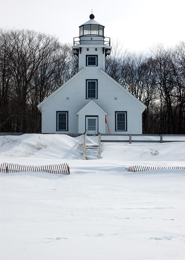 Old Mission Point Lighthouse Photograph by Nathaniel Susan - Pixels