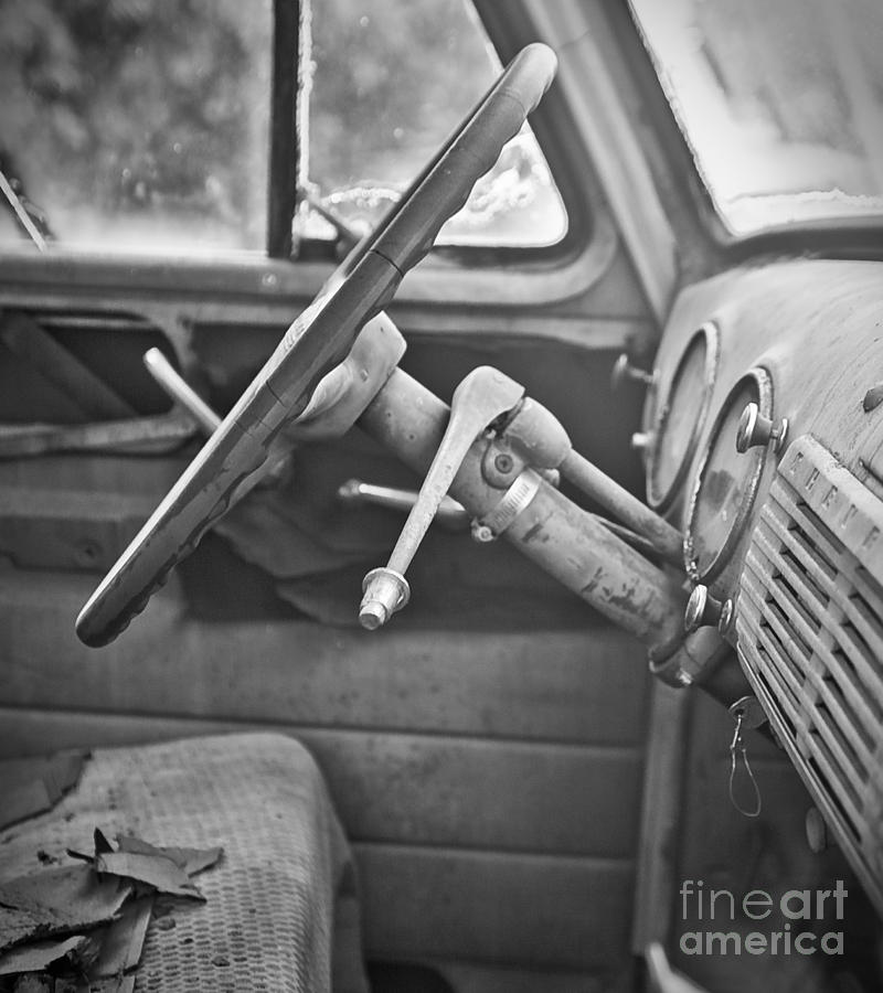 Old Rusty Interior BW Photograph by Robert Wise - Fine Art America