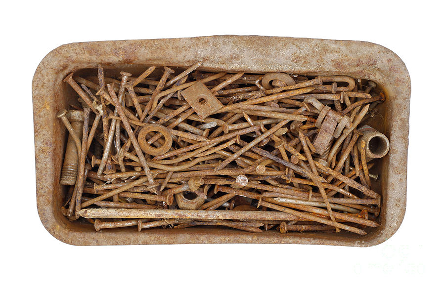 Old Rusty Nails Photograph by Michal Boubin - Fine Art America