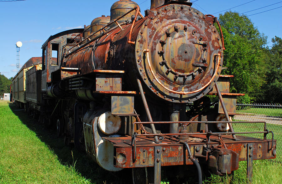 Old Steam Engine Photograph by Wayne Archer - Pixels