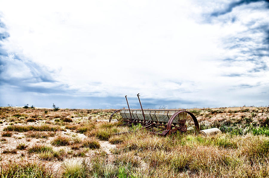 Old Wheat Planter Photograph by Larry Martinez - Fine Art America