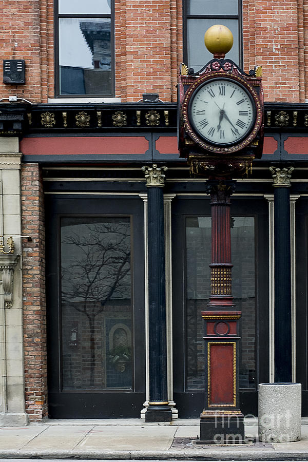 Old World Clock Photograph by Michael Shake - Pixels