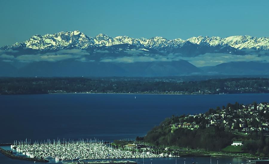 Olympic Mountain Range Photograph by Lance Chennault | Pixels