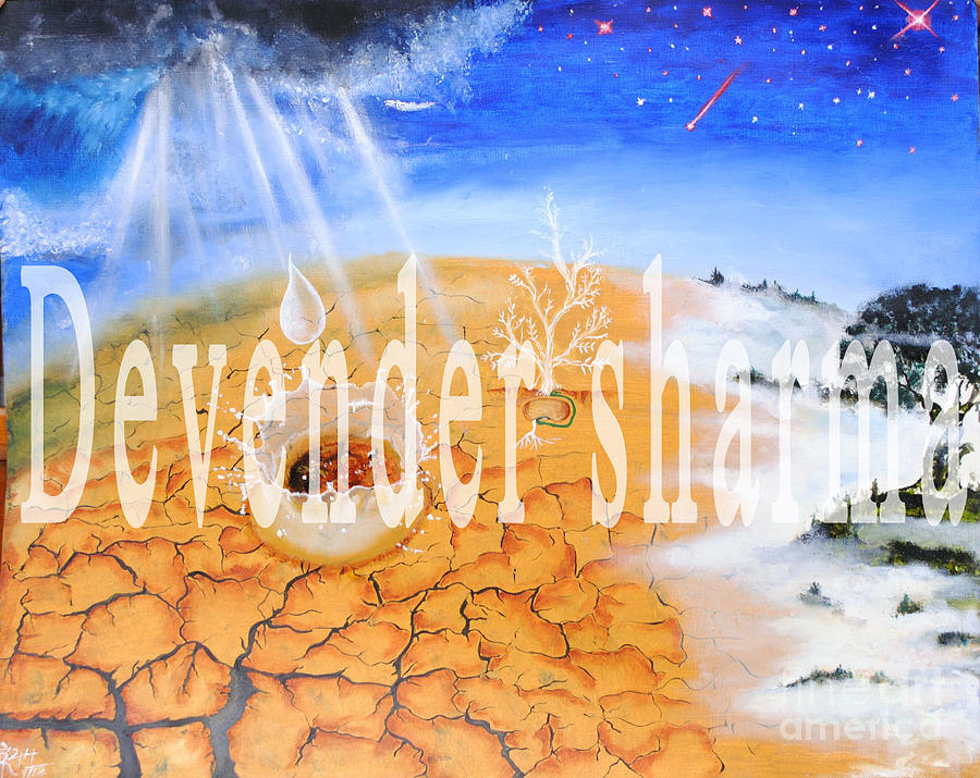 One Drop Change Painting by Devender - Fine Art America