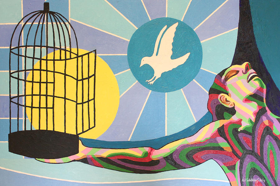 Open Cage Painting by Kehinde Peter Schulz - Fine Art America