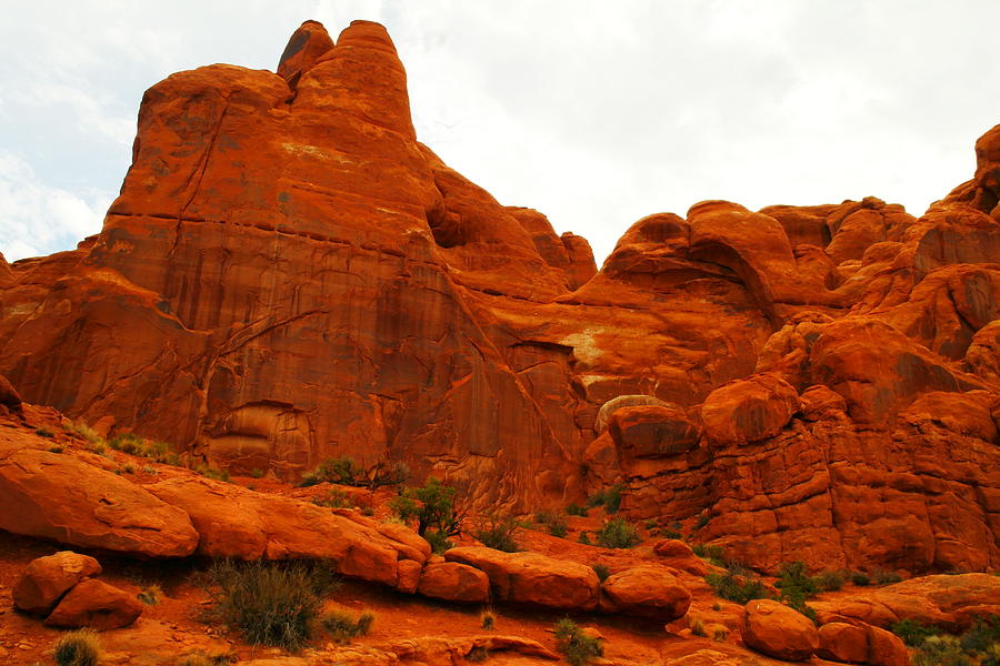 Orange Rock Photograph by Jeff Swan - Fine Art America