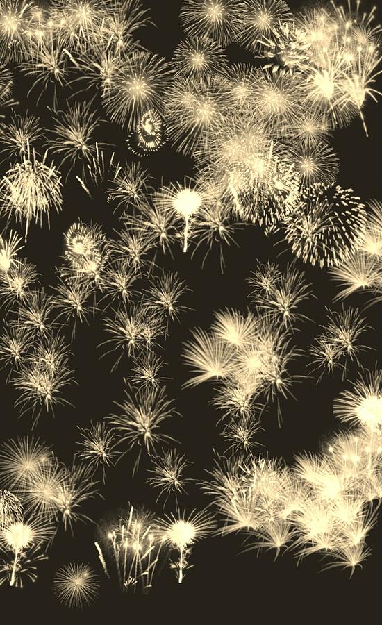 Outer Space Fireworks Photograph by Sara Meche - Fine Art America