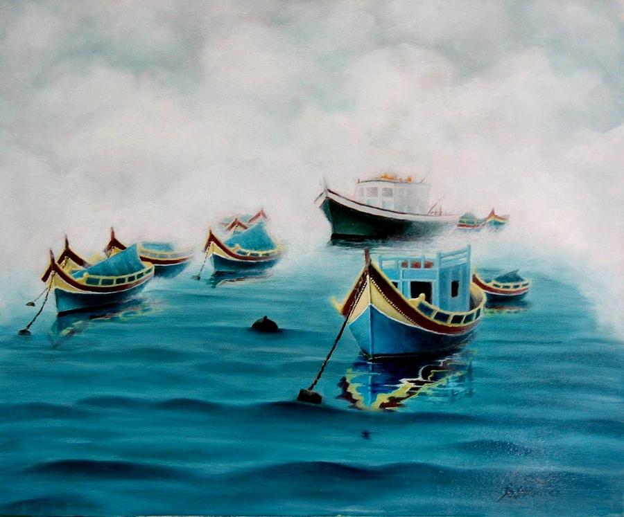 Paint 7 Painting by Nigel Dimech - Fine Art America