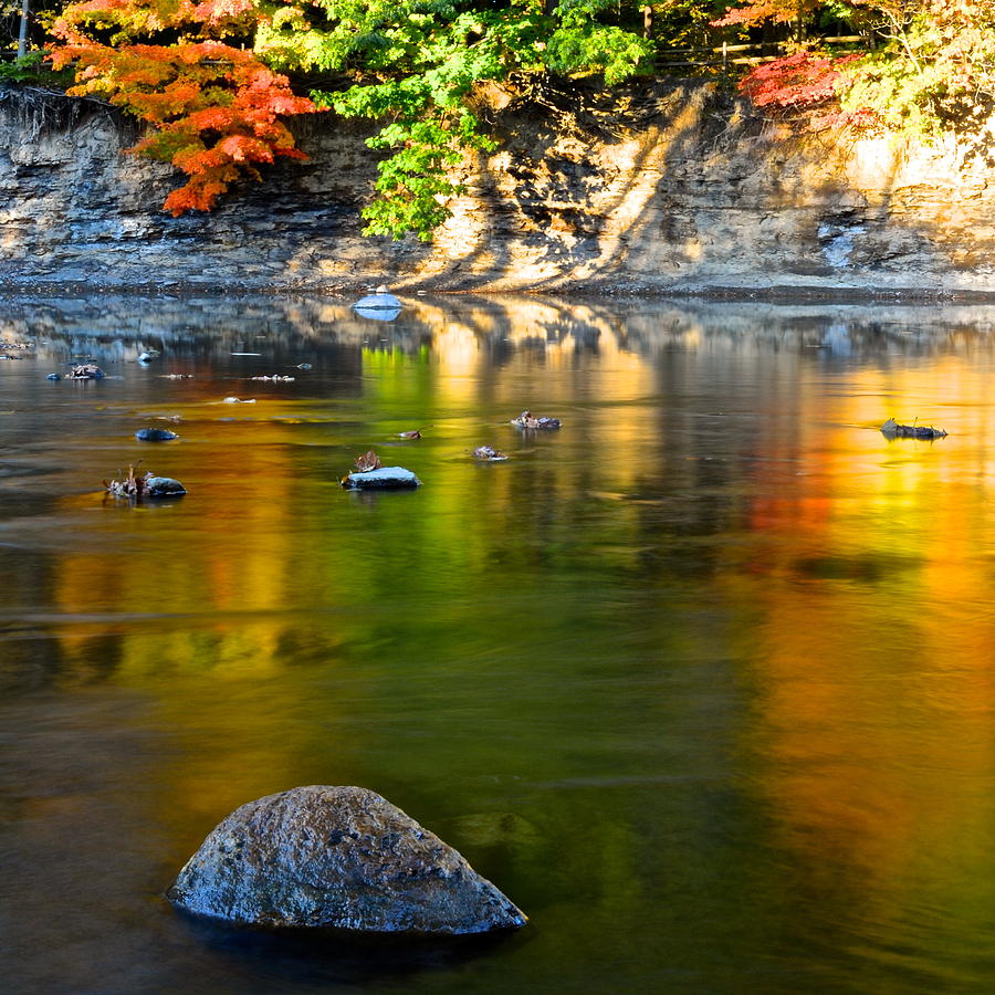 Painted River Photograph by Frozen in Time Fine Art Photography - Fine ...