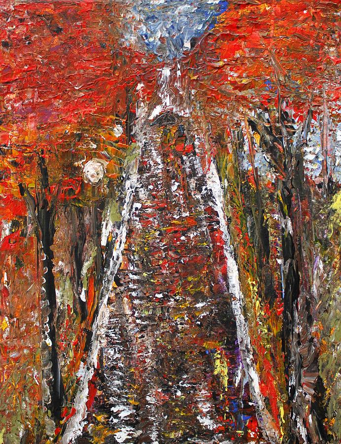 Park Path Painting by Mark Stiles - Pixels