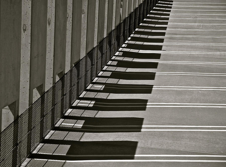 Parking Shadows Photograph by Ron Quick - Fine Art America