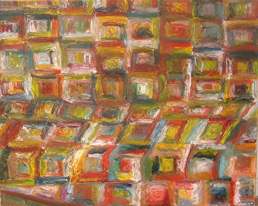 Patchwork Painting by Michael Benjamin - Fine Art America