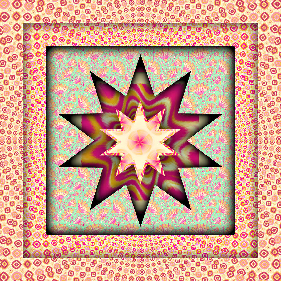Patchwork Sunset Digital Art by Victoria Stephans - Fine Art America