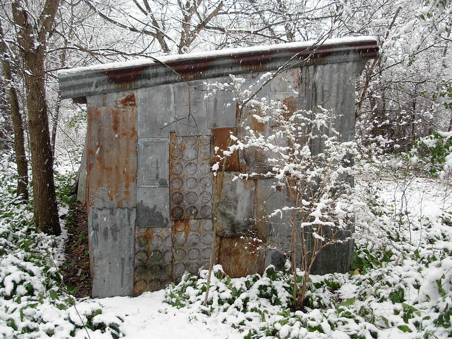 Patchwork Tin Building Photograph by K Marie - Fine Art America