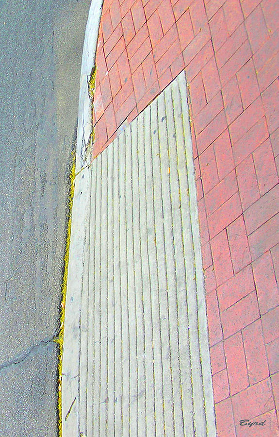 Pavement patterns Photograph by Christopher Byrd - Fine Art America