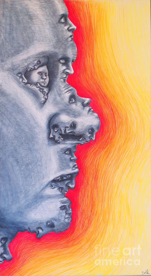 Perception Drawing by Bradley Schwarz | Pixels