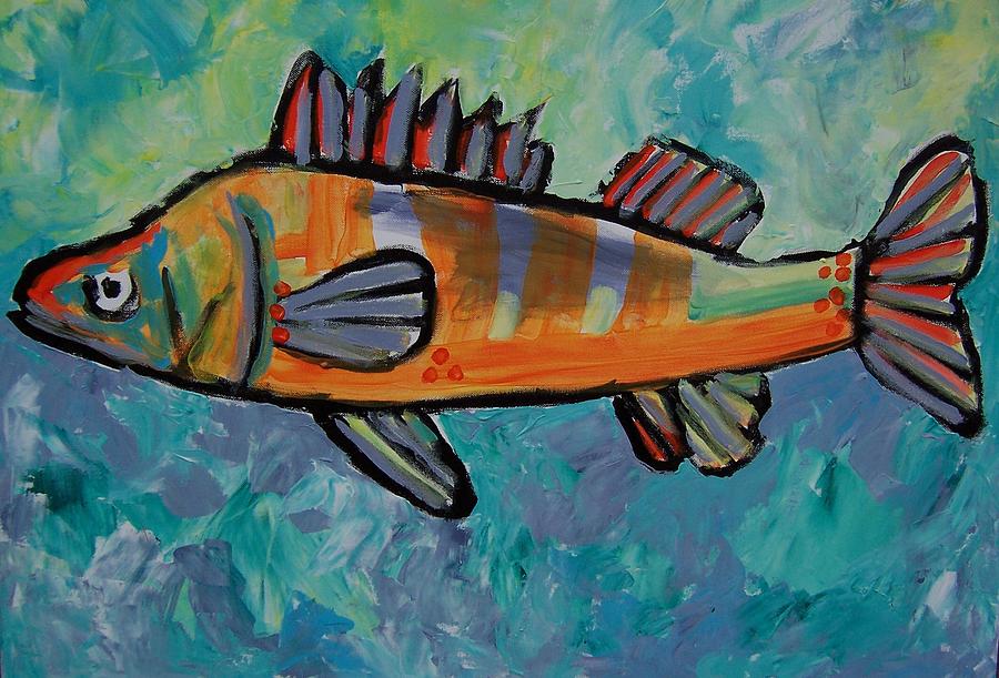 Perch Painting by Krista Ouellette - Fine Art America