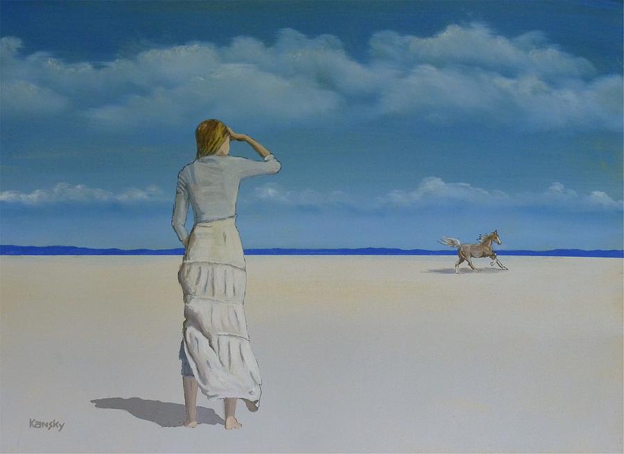 Peter Cottontails Dream Painting by Daniel Kansky | Pixels